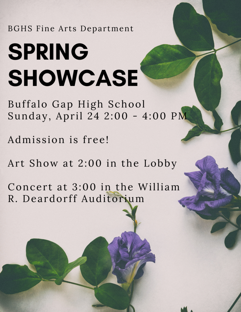 Spring Showcase | Buffalo Gap High School